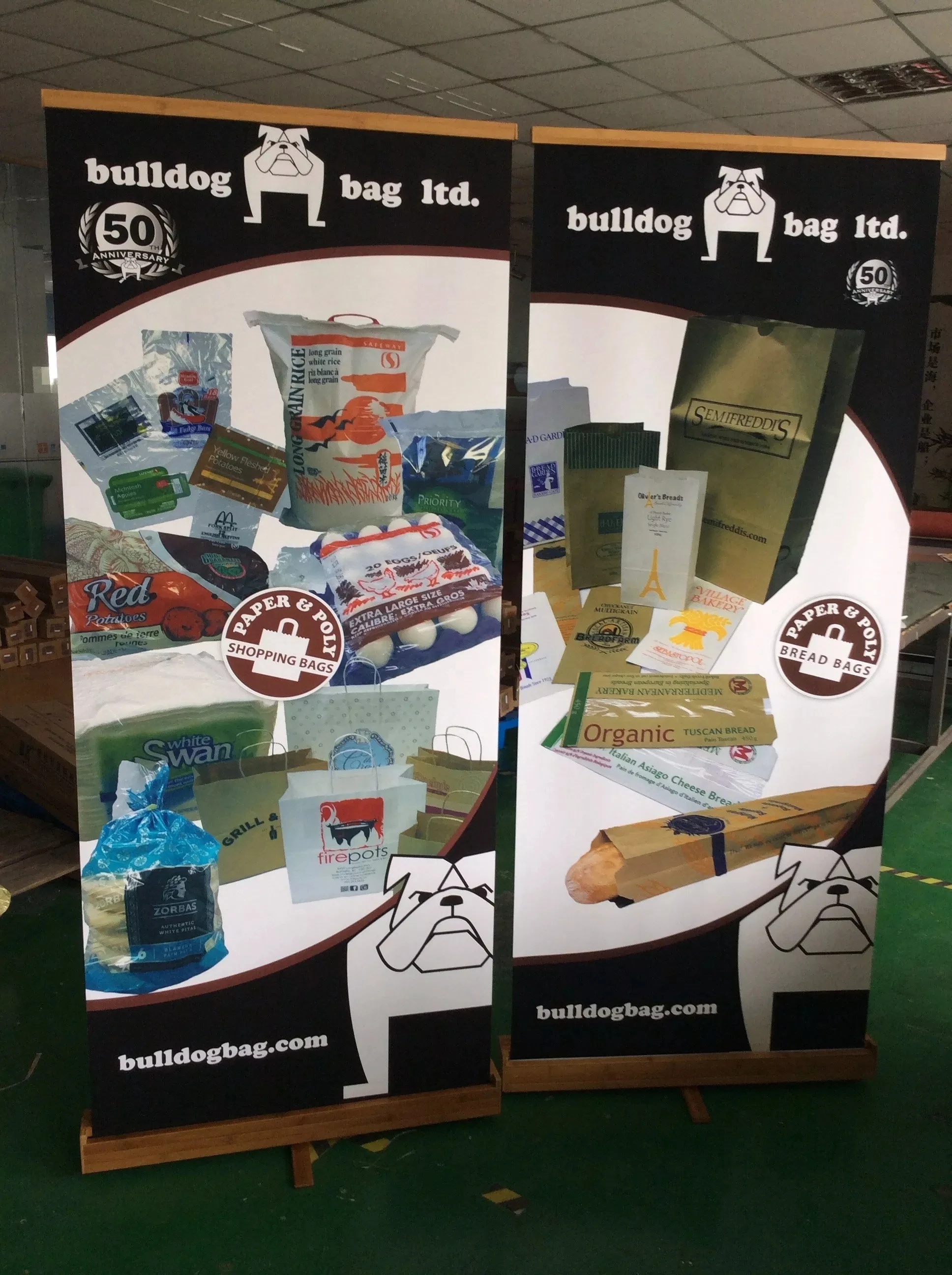 Custom Roll Up Banner 85x200cm Stander Structure Sign With Custom Print ...