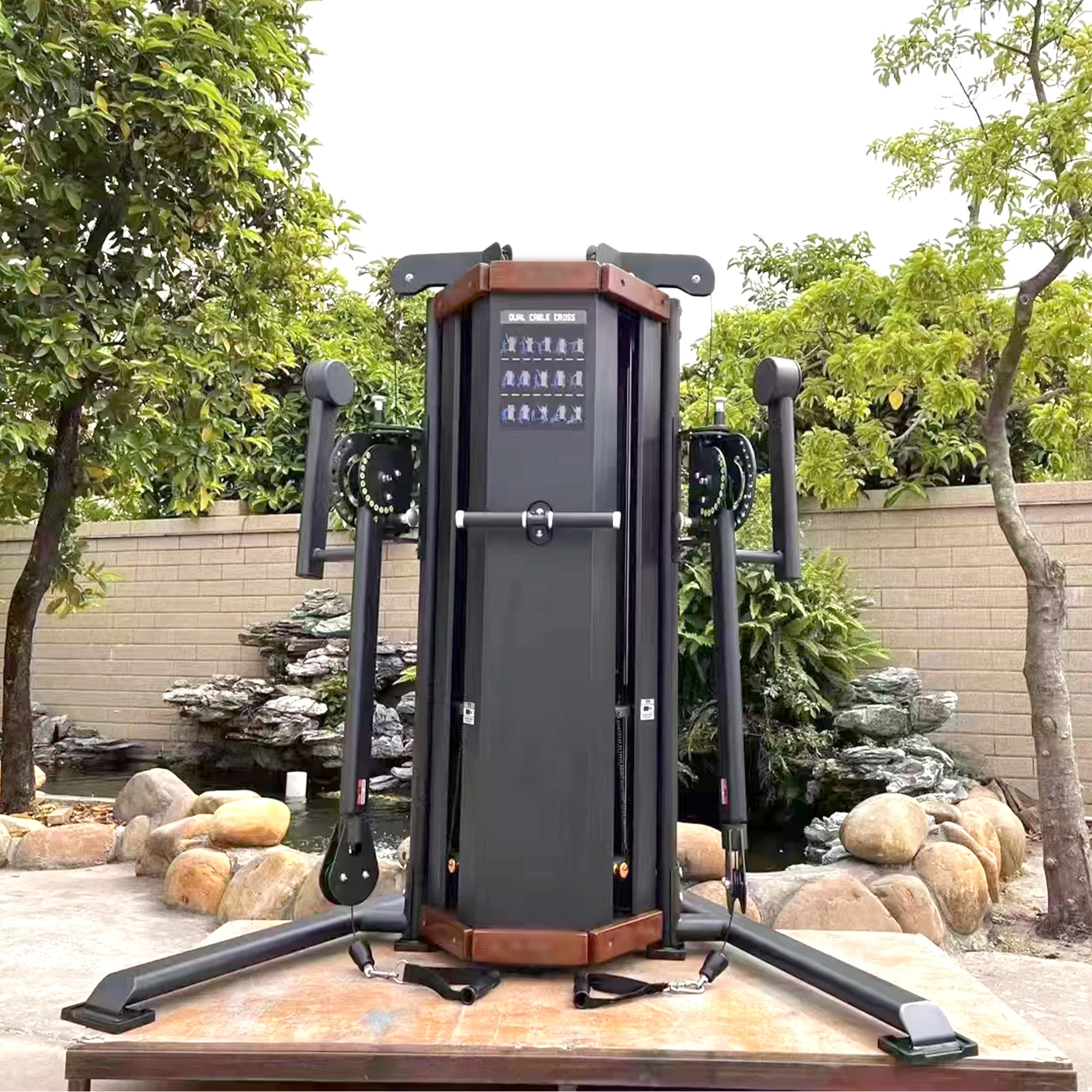 Adjustable Cable Crossover Machine Multi Functional Trainer System ...