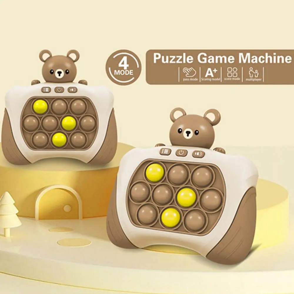 Sanrioed Anime Cinnamoroll Kuromi Quick Push Game Console Stress Toy