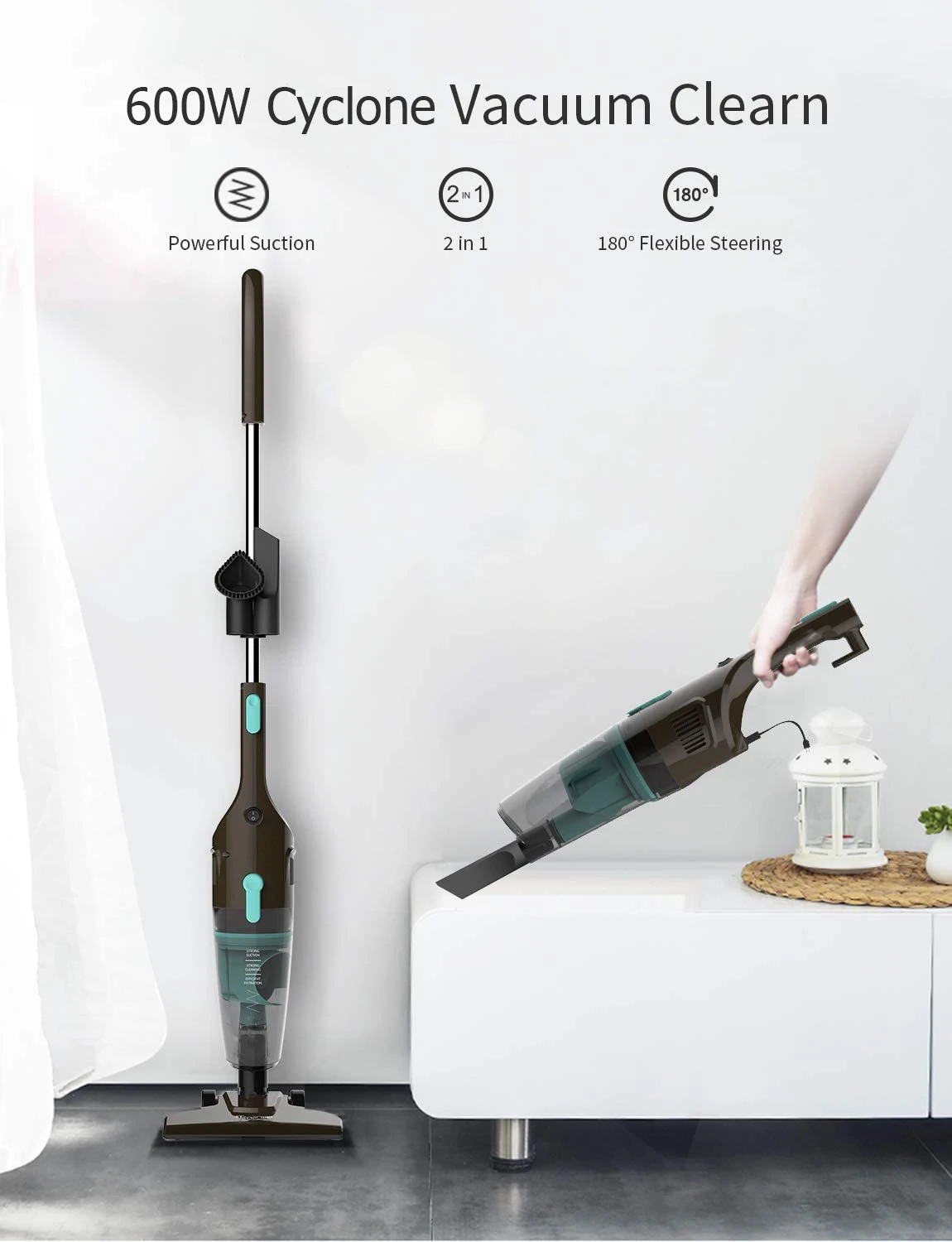 Factory Direct Sale Stick And Handheld Dual-use Cyclone 600w Enlarged 1 ...