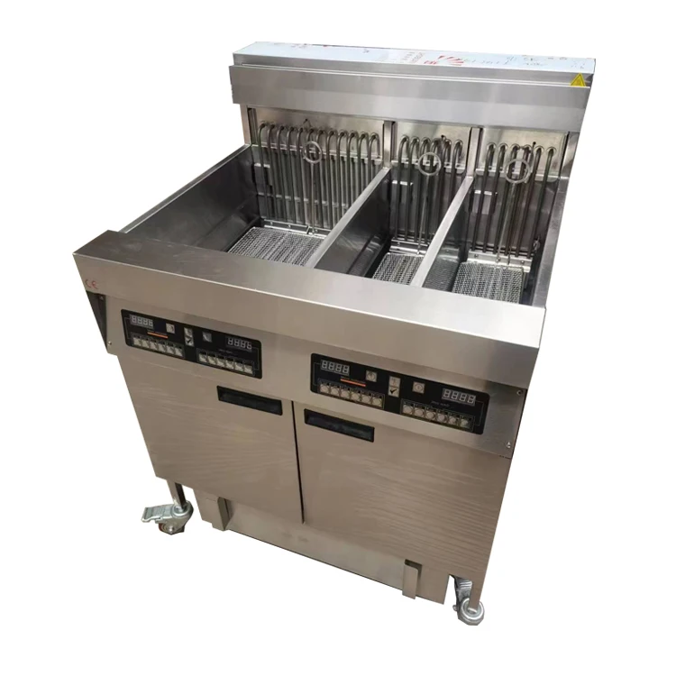 Top Selling Commercial Kitchen Equipment 3 Tanks Fryers Stainless Steel ...