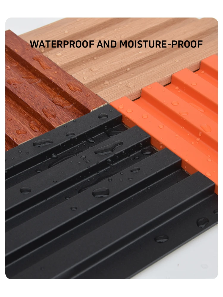 Bamboo and Wood Fiber Grating Board for Wall Protection
