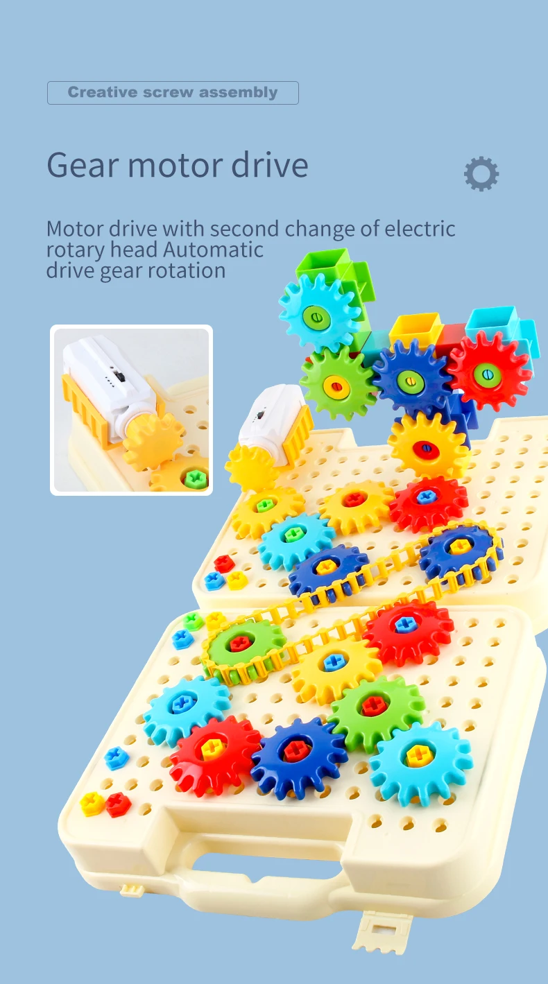SY Truck Toolbox - DIY Gear Assembly Kits for STEM Education