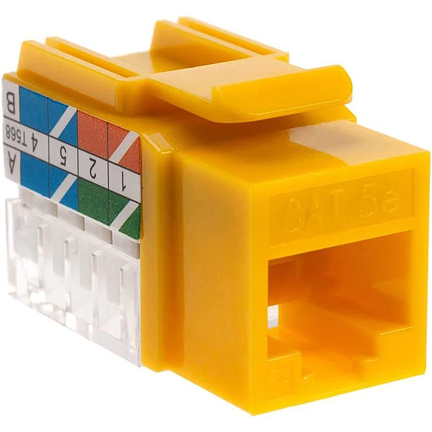 Legrand French Jacks Connectors Oem Cat5 Cat5e Degree Utp Plate Wall ...