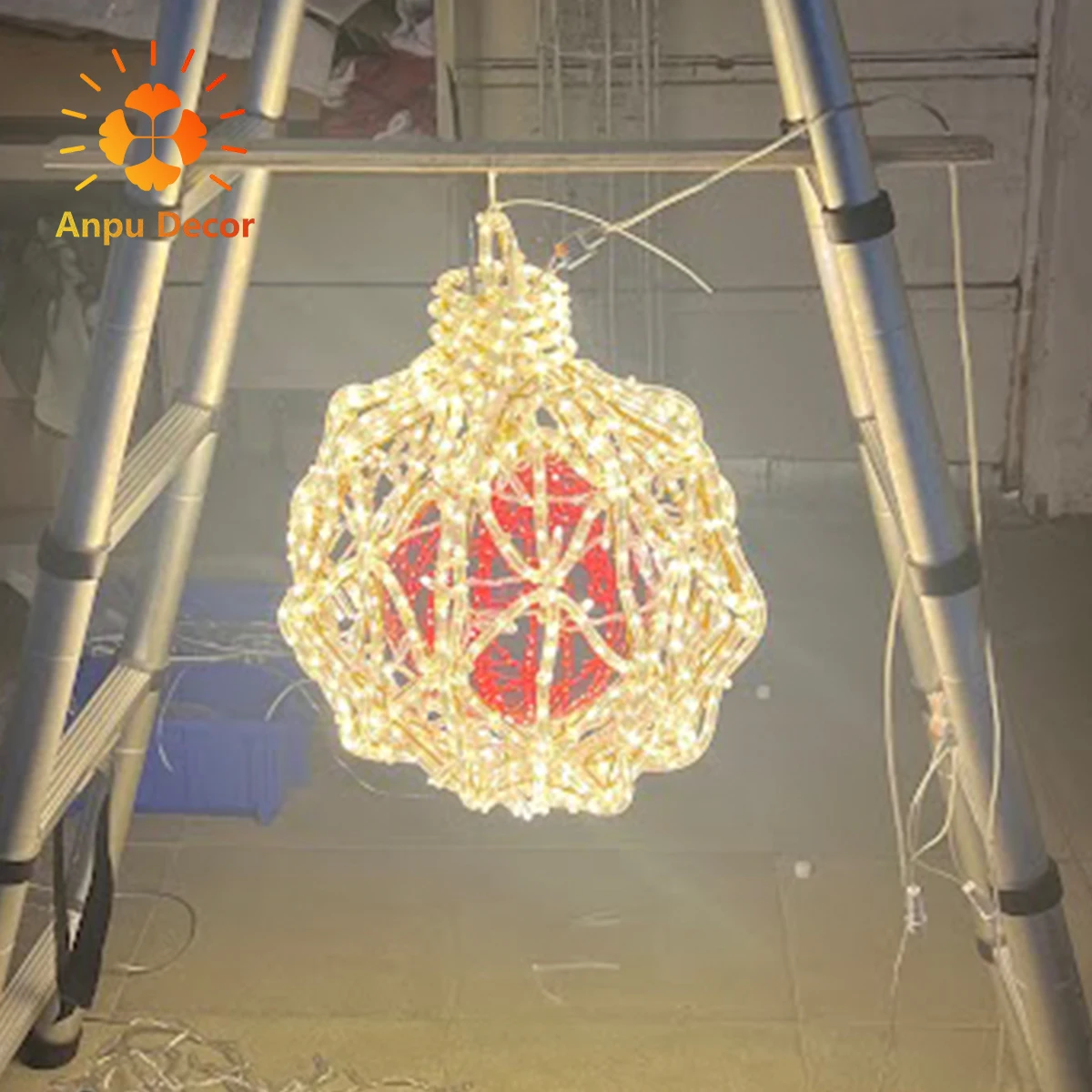 Ball 3d Motif Light Ball Decoration Illuminated High Waterproof - Buy ...