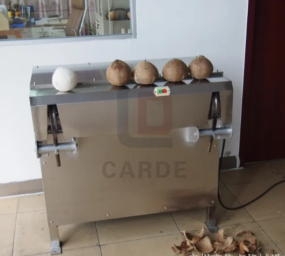 Manual Coconut Shell Dehusking Shelling Peeling Machine Dehusker to ...