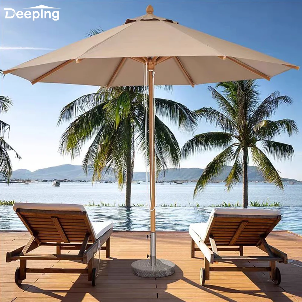 Glamping Pool Restaurant Umbrella Outdoor Parasol Large Parasol Garden ...