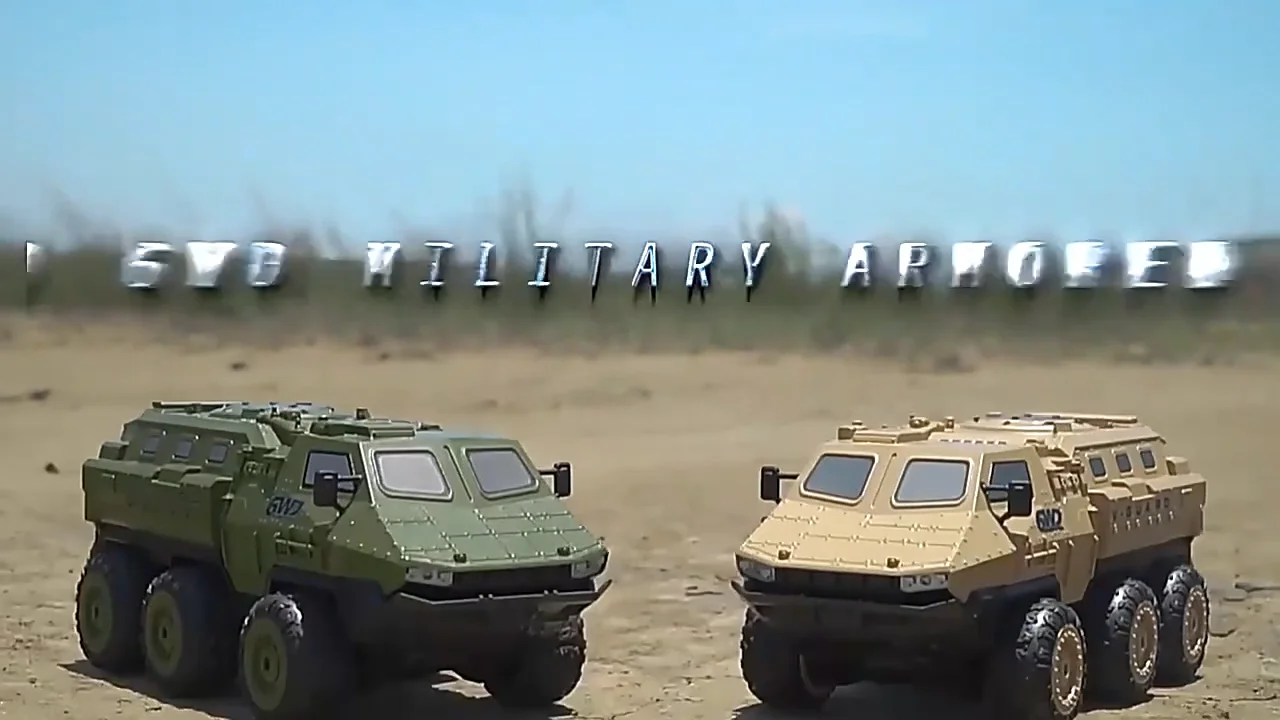 1/16 Simulation Remote Control Armored Car Toy Kids 6wd Radio Control ...