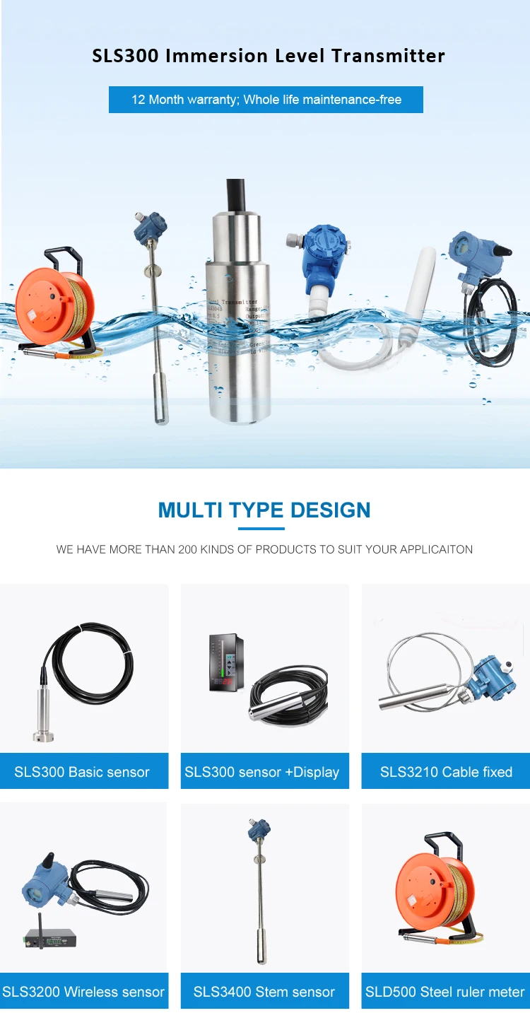 SENTEC SLS300 Submersible Level Sensor Probe - Accurate Water Level ...