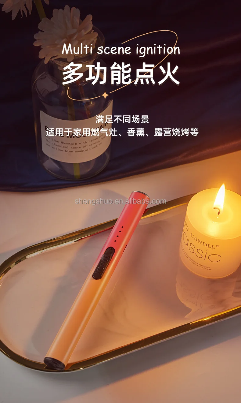Long Pulse Igniter Charging Arc Lighter Type-C Fast Charging