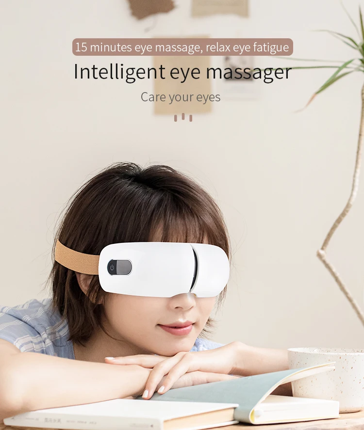 Portable Eye Therapy Massager Smart Eye Mask Massager With Heat For ...