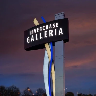 Pylon Sign Outdoor Custom Pylon Sign For A Business Complex Or Shopping ...