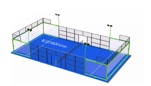 Professional Padel Field Cage Tennis Pitch Futsal Court Stadium ...