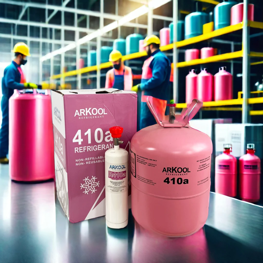 Disposable 25lb Cylinder R410a Refrigerant Gas 11.3kg Net Weight ...
