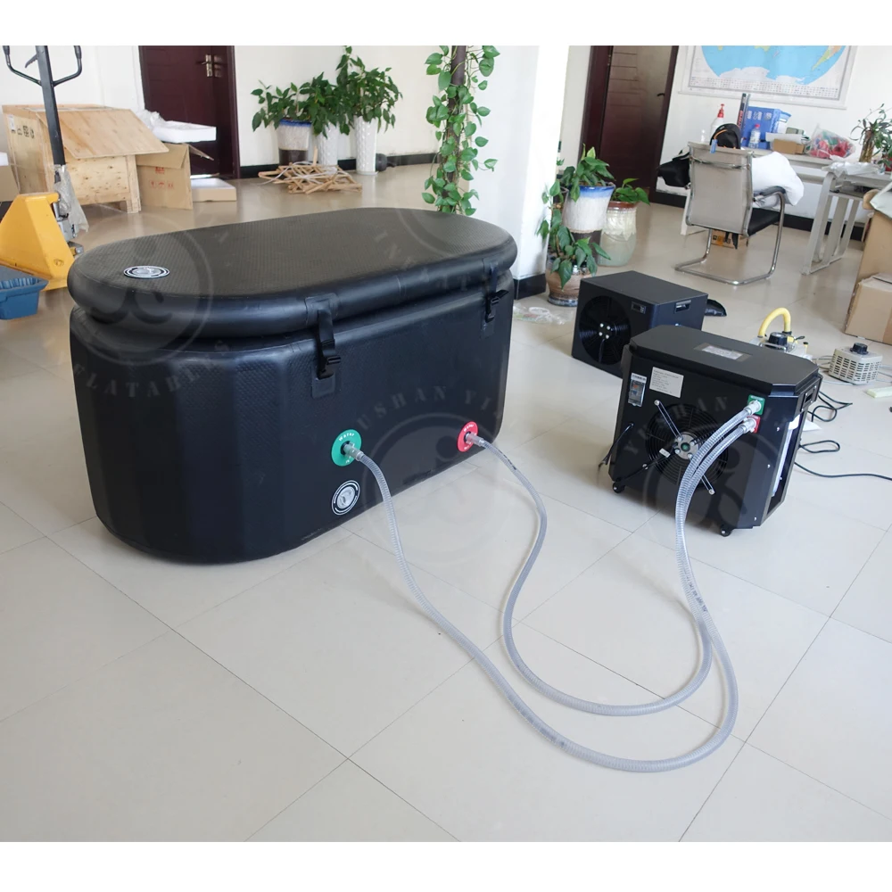 Free-standing #304 Stainless Steel Tub Cold Plunge Tub Single Person ...