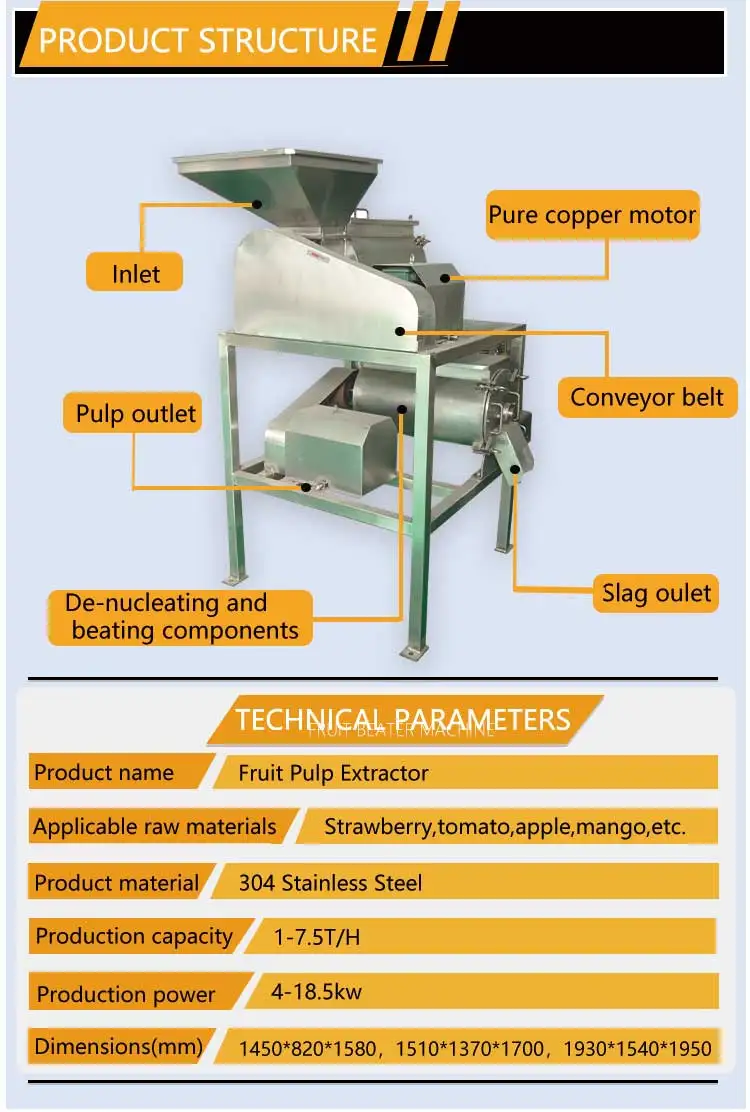 High Efficiency Orange Juicer Extractor Machine - 1 Year Warranty