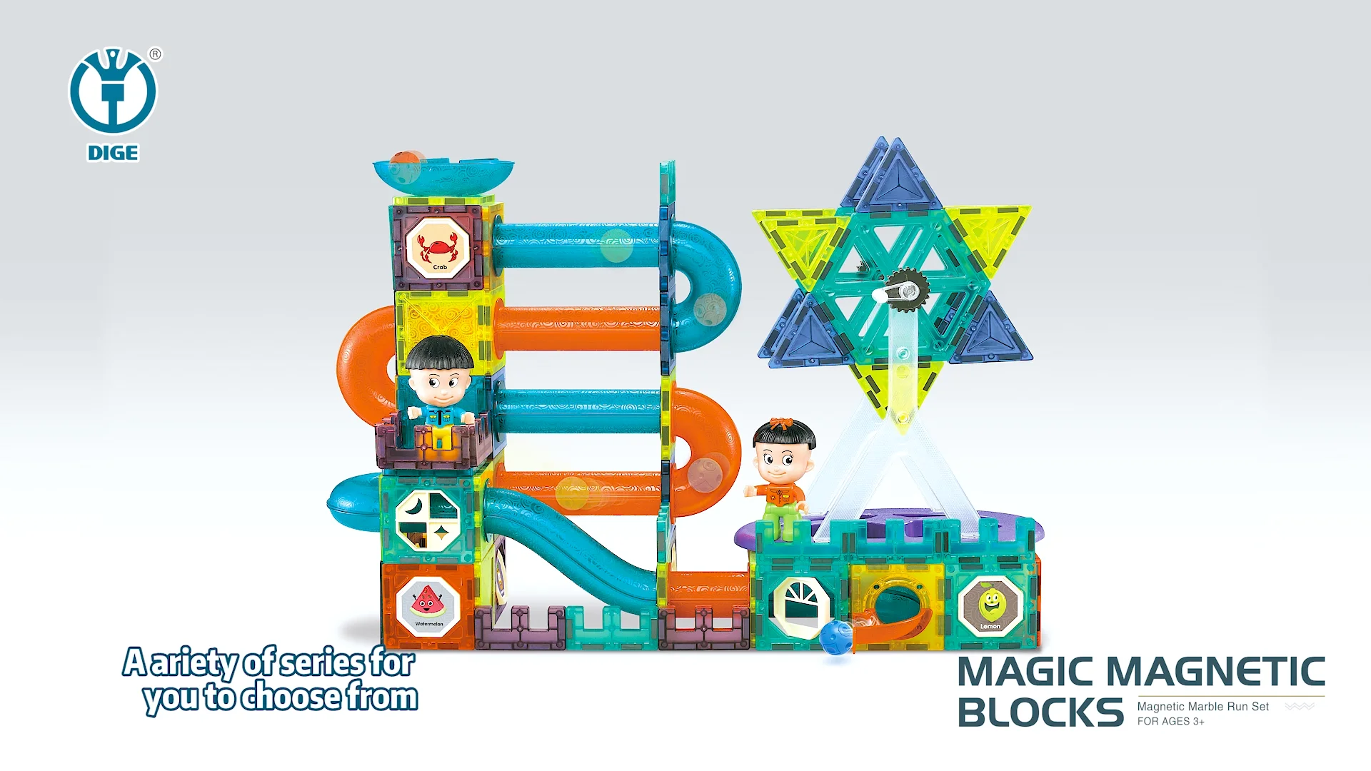 Kids Stem Toys Educational Plastic Magnetic Building Blocks Magnet ...