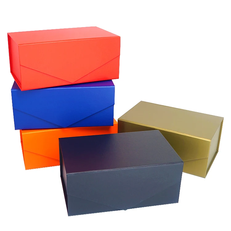Folding Magnetic Cardboard Corrugated Paper Packing Boxes Luxury With ...