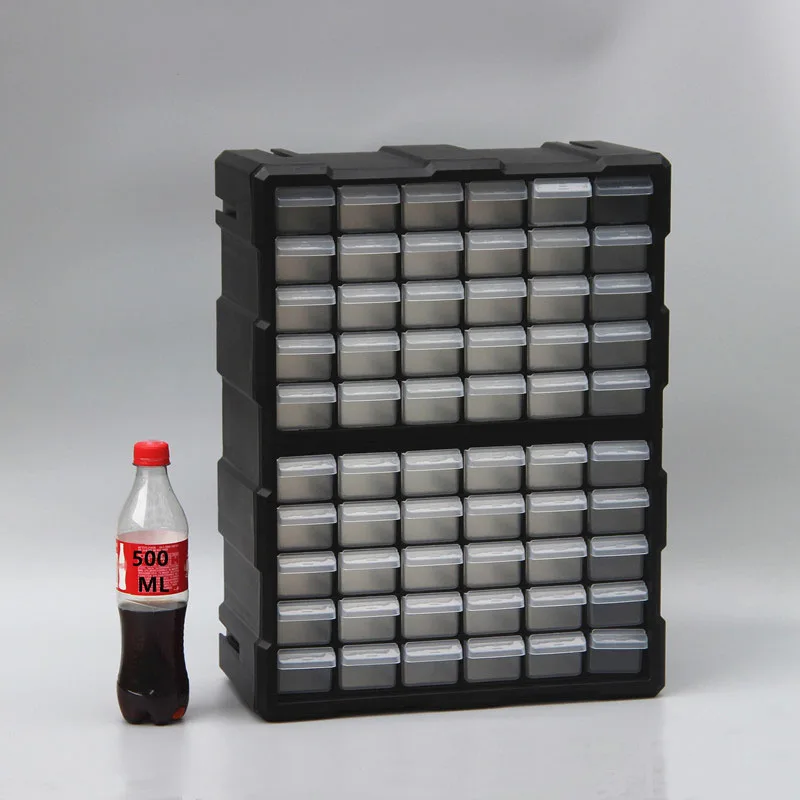 Multifunctional Small Parts Organizer 40 Drawer Stackable Storage Box ...
