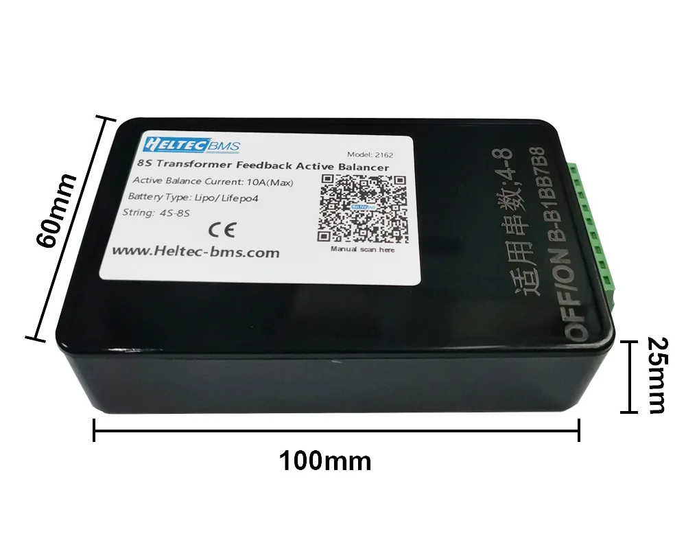 Heltec 10A Active Balancer 4s 5s 6s 7s 8S Active Equalizer 12V 24V Li ...