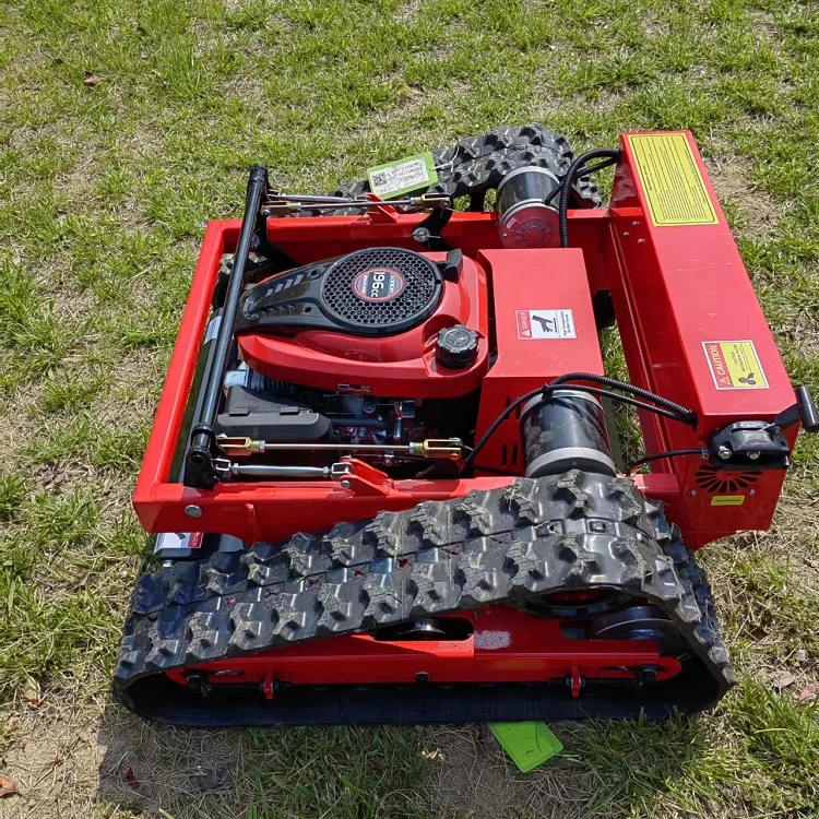 TH Gasoline Engine Mini Lawn Mower - Remote Control Crawler