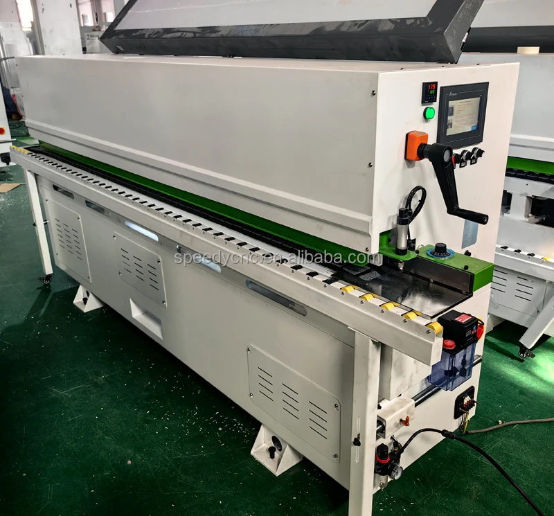 High Speed Kitchen Cabinet Straight Edge Bander Full Automatic PVC Edge ...