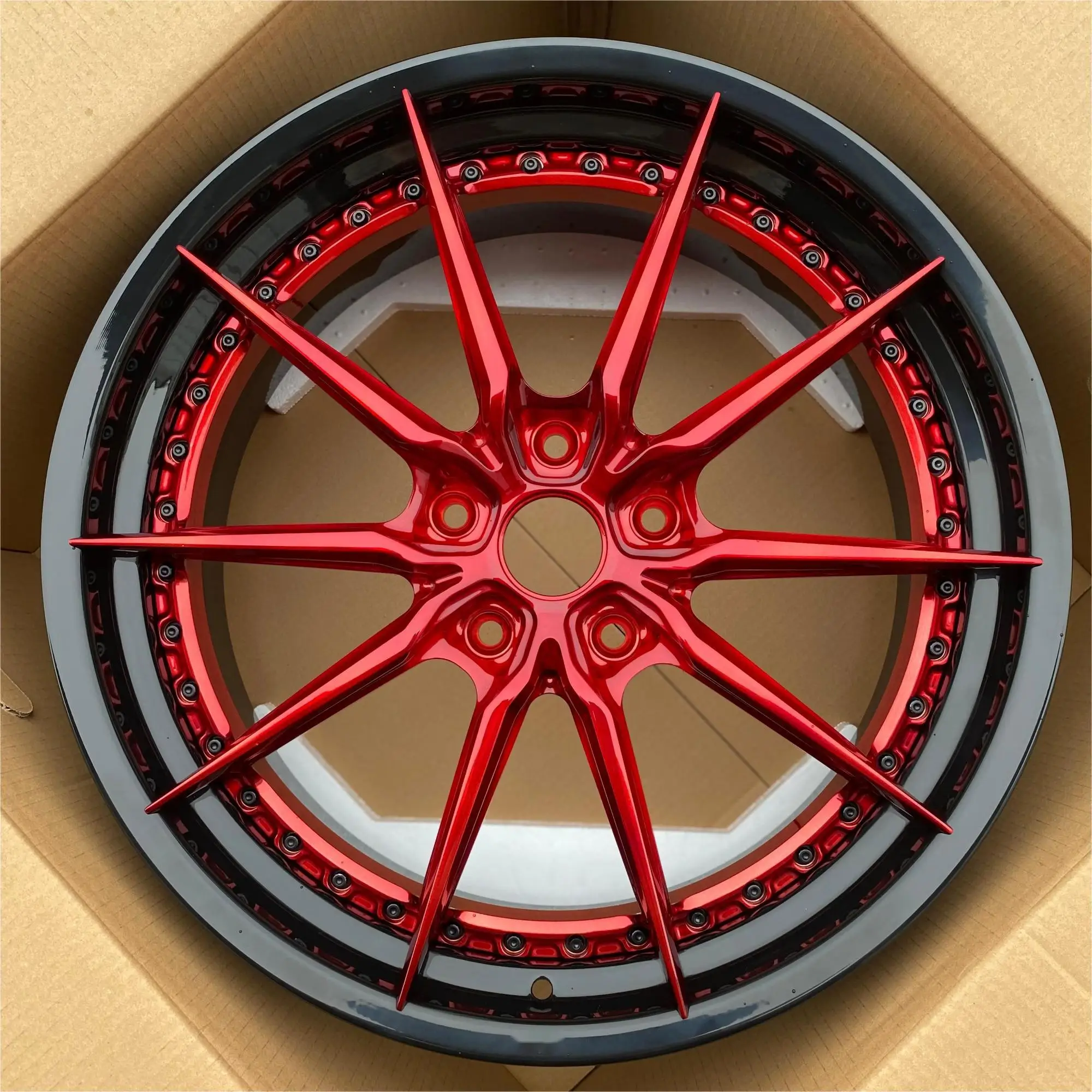 18 19 20 21 22 23 inch Forged Alloy Two Piece Wheel 5x112 5x114.3 5x120 ...