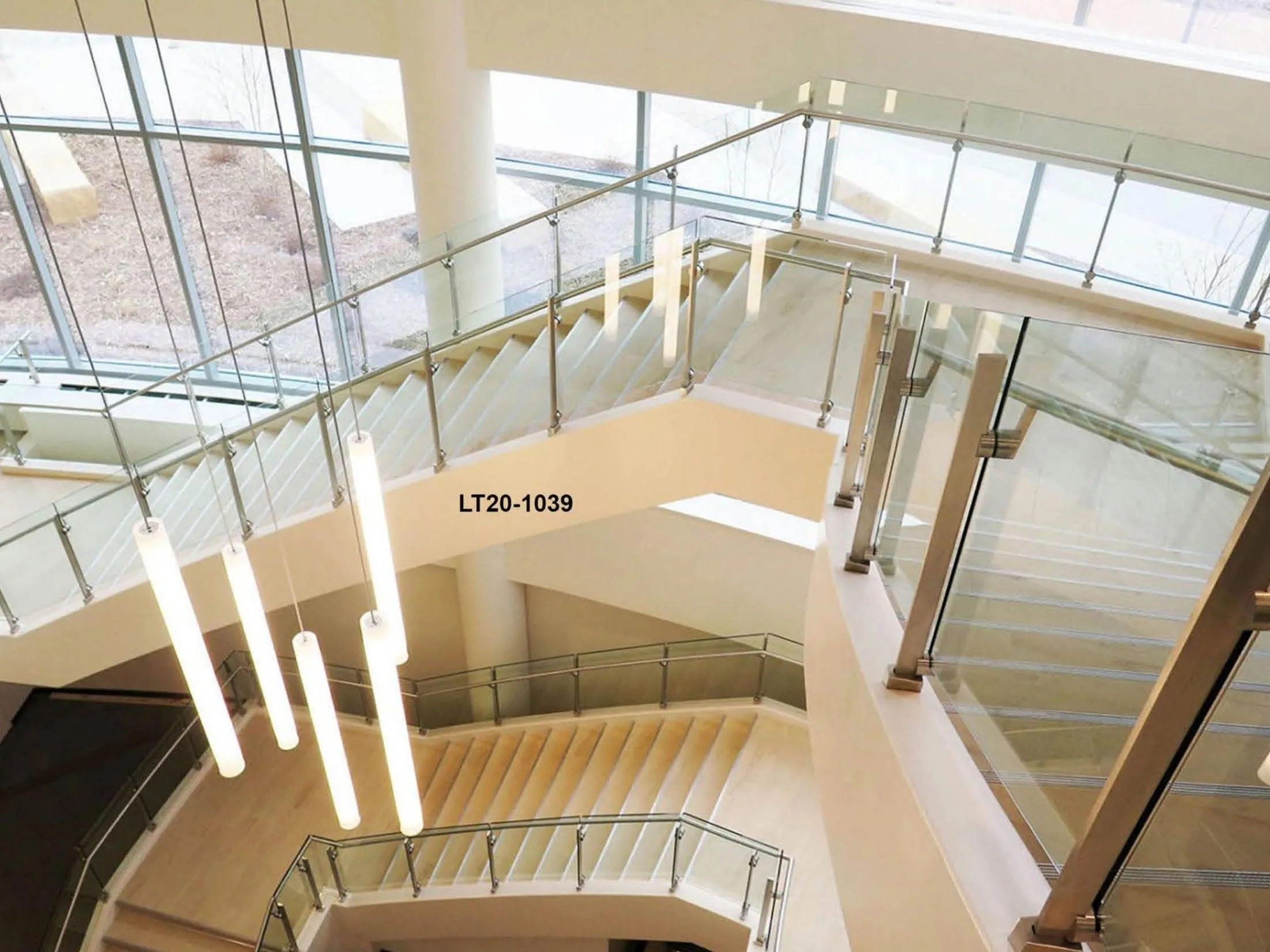 Crystal Glass Material Staircase Railing,Indoor Decorative Railing ...
