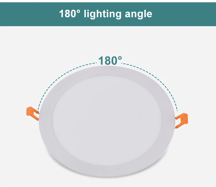Led Down Light 3w 6w 9w 12w 18w 24w Waterproof Ip44 Flat Led Panel Lamp ...