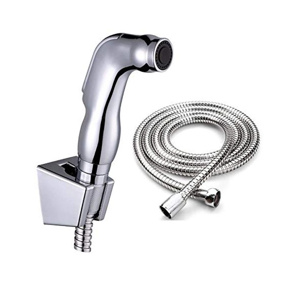 Leelongs All-in-One White Muslim Shattaf Set - Complete Toilet Bidet ...