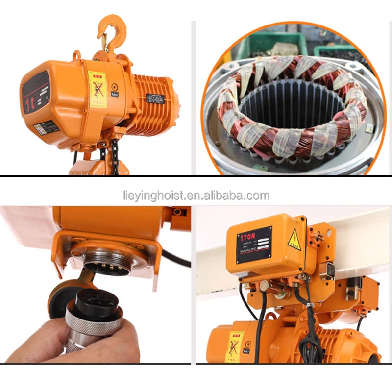 Remote Control Electric Chain Block Cranes Dustproof and Waterproof KBK ...