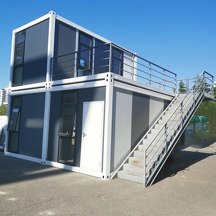 Double Layers Modular Entry Lux Style Container Villa Quickly Moved in ...
