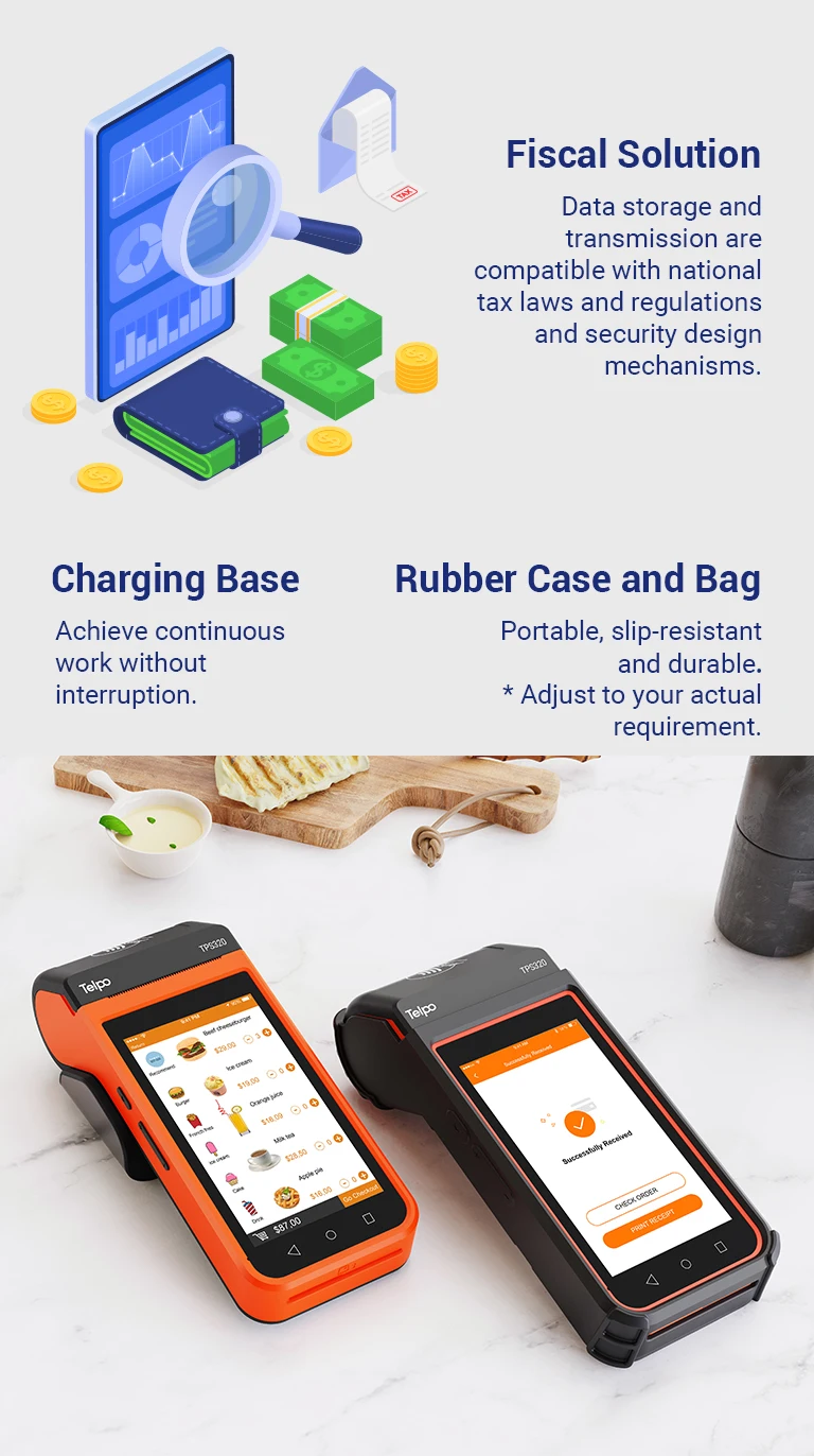 Contactless Payment Tps320 Cheap Handheld Mobile Android Nfc/rfid Smart ...