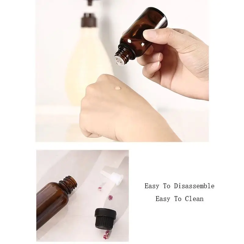 Amber Glass Bottle with Dripper for Essential Oil - 10ml