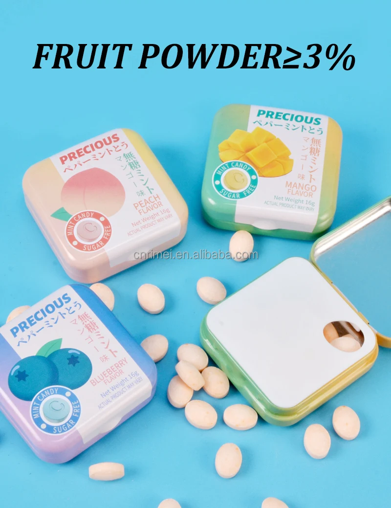 Custom Wholesalers Fresh Breath Sweets Fruit Sugar Free Mint Tablet ...