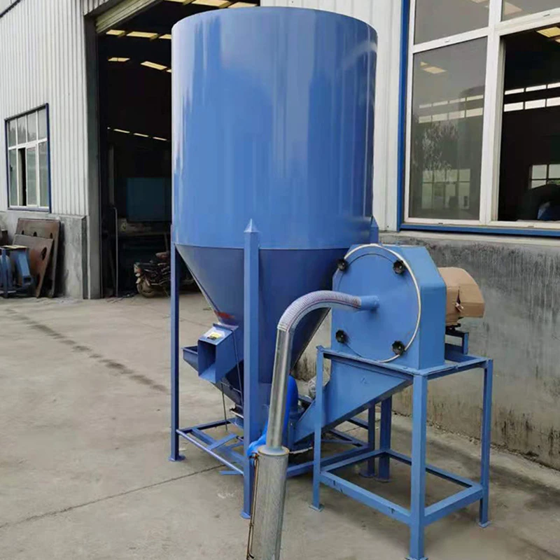 Sh-500 Animal Feed/ Chicken Feed Vertical Grinder Mixer Combine Machine ...