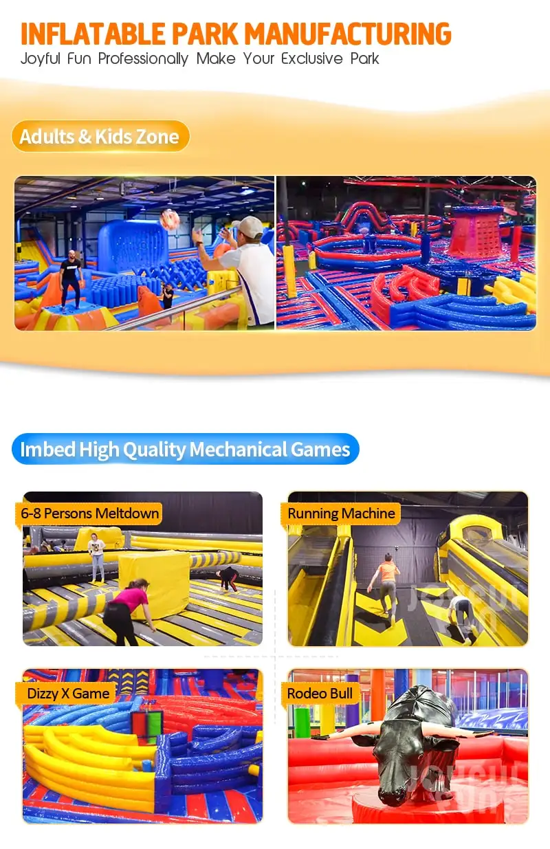 Joyful Fun-parque De Atracciones Inflable Para Interior,Parque De ...
