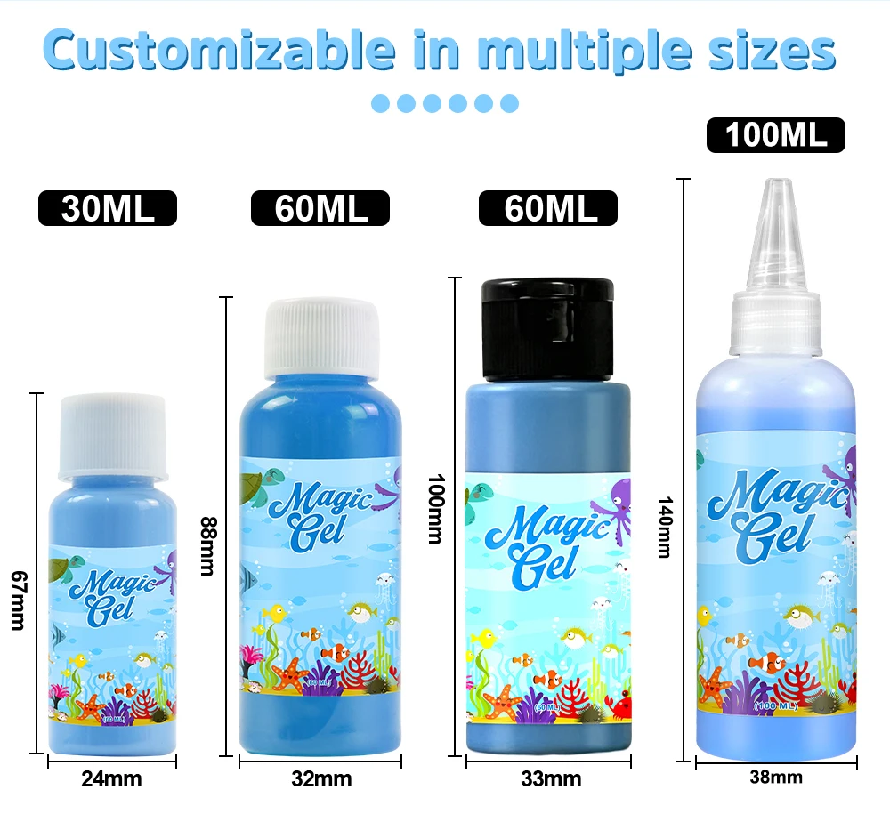 Khy Diy Magical Set Creation Toy Animal Gel 3d Handmade Magic Gels ...