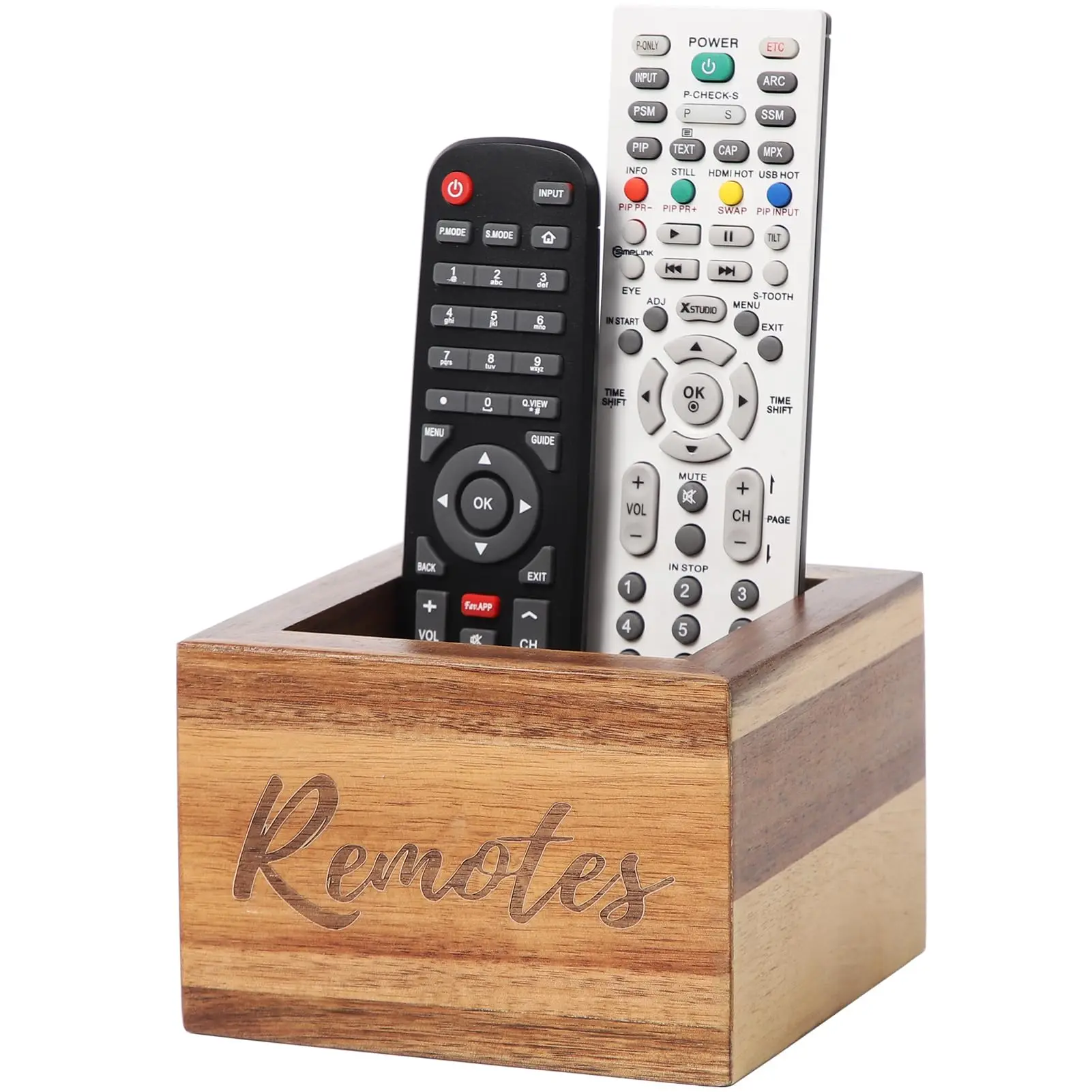 Rectangle Wooden Desktop Organizer,Coffee Table Home Office Supply Rack ...