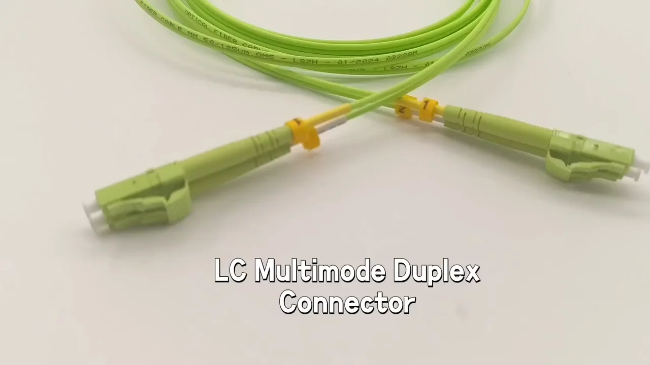 Fiber Optic Patch Cord Lc To Lc Multimode Om5 50/125 Duplex Fiber Patch ...