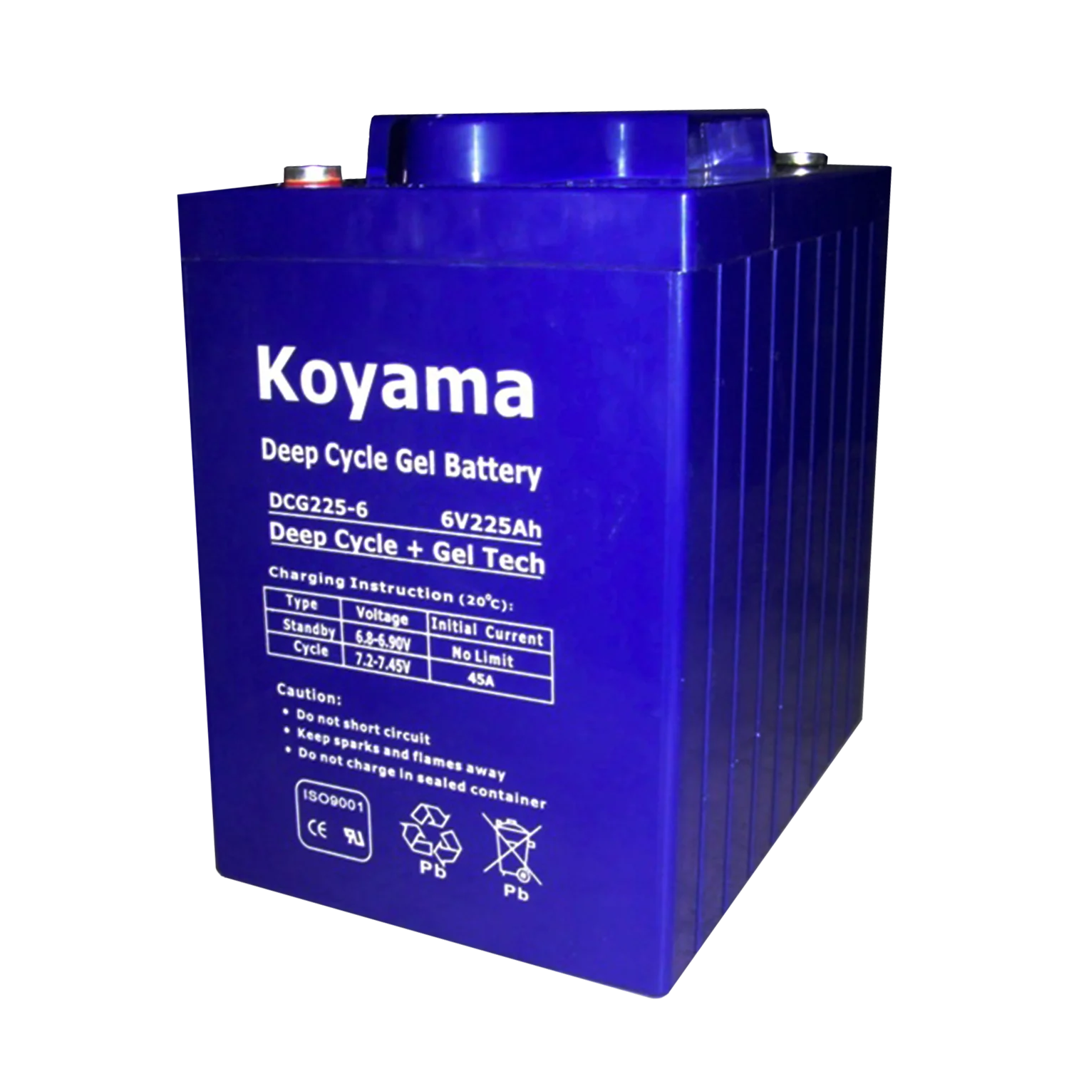 KOYAMA Sealed VRLA Deep Cycle Gel Battery China Manufacturer 6V 12V ...
