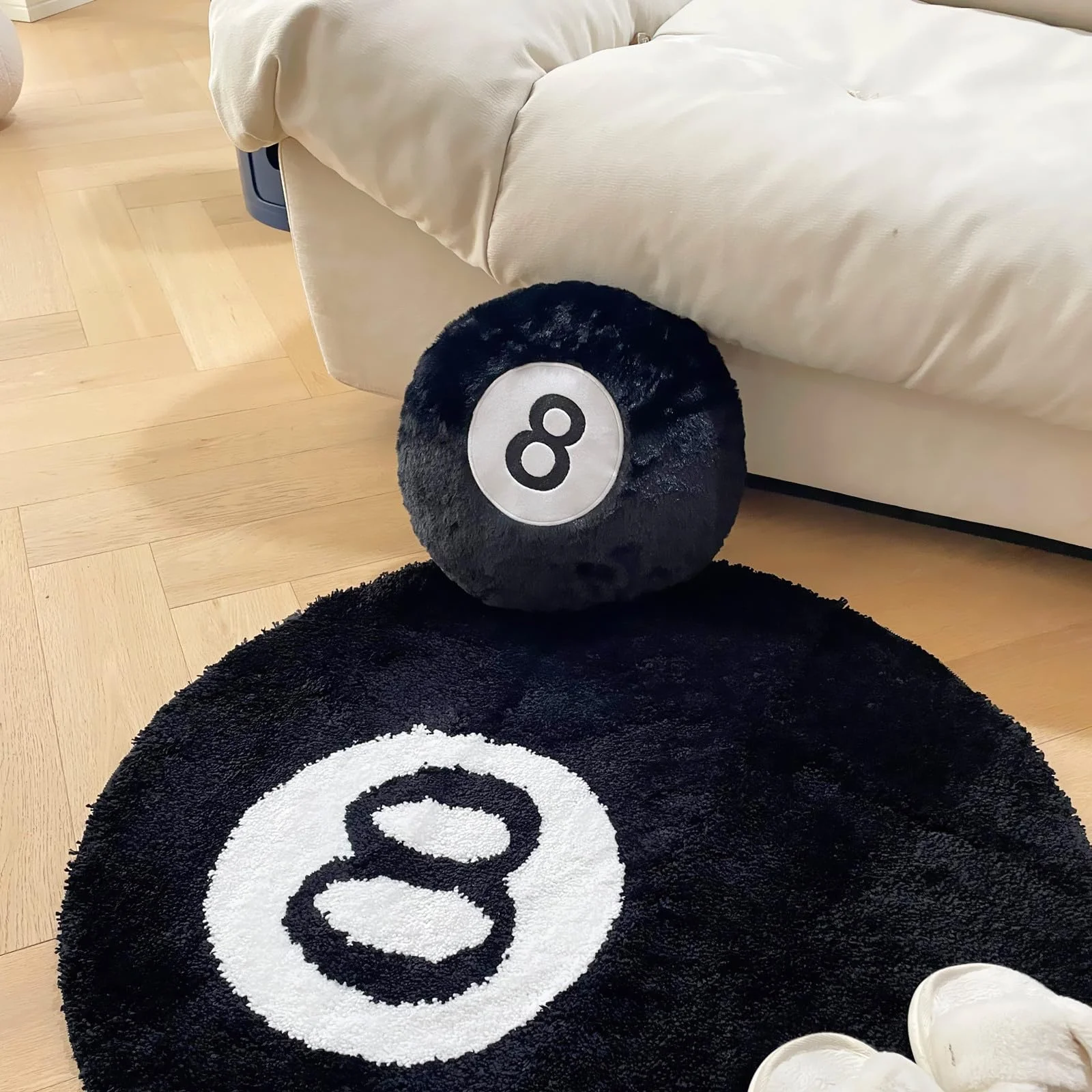 8 Ball Rug Shaggy Area Rug Bathroom Mat Floor Carpet Hypebeast ...