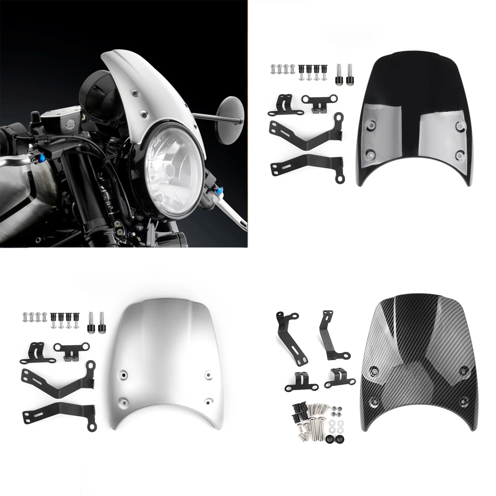 Areyourshop Abs Windshield Windscreen Headlight Fairing Suit For Bmw R ...