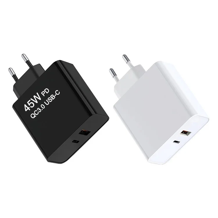 Mobile Phone Usb C Pd Qc3.0 Quick Charger 45w Dual USBC Type-c Fast ...
