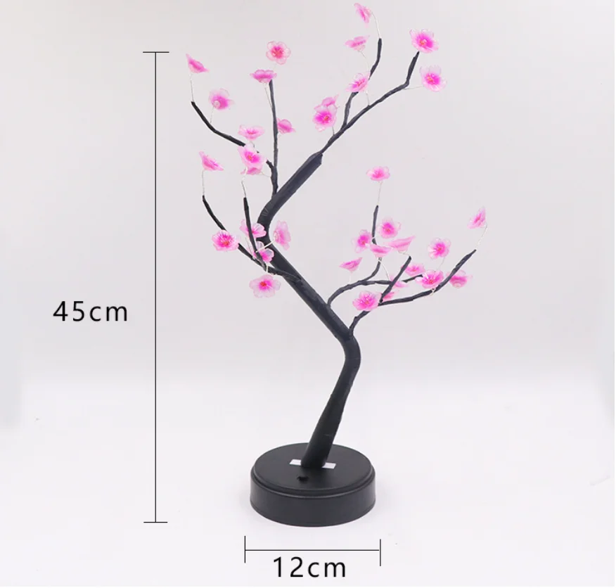 60 LED Sakura Tree Lights - Warm White Decorative Blossoms