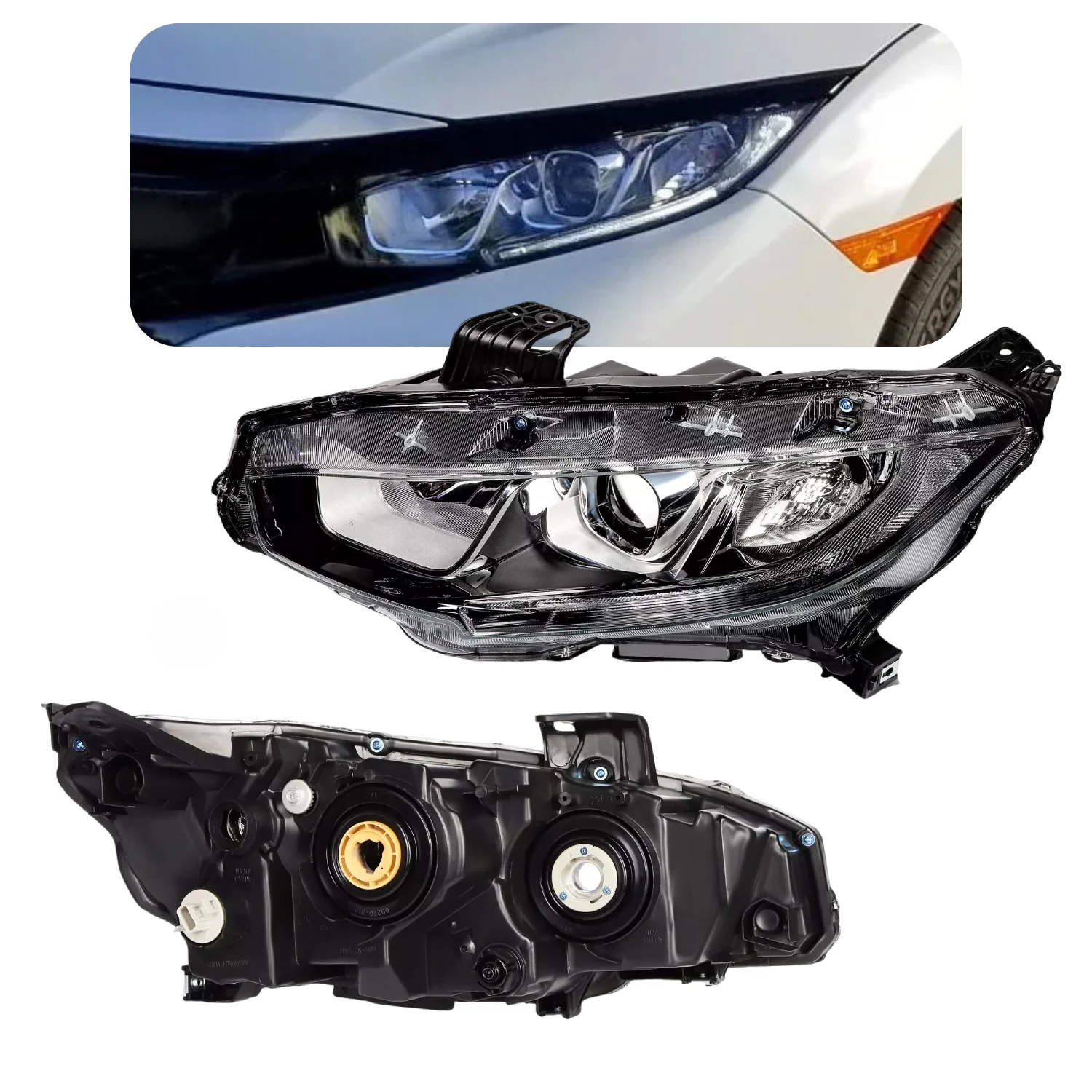 CIVIC USA Type Low Version 2016-2021 Left/Right Headlamp Front ...