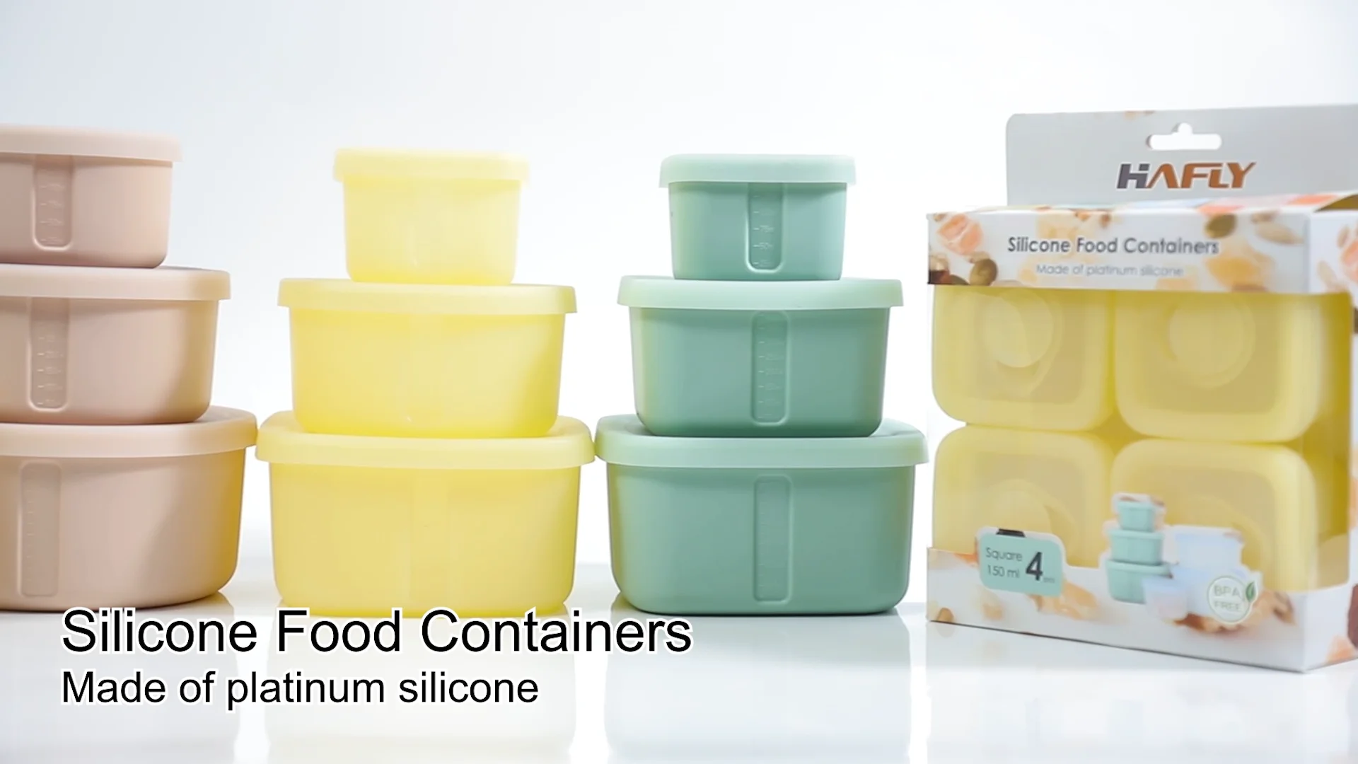 Collapsible Food Storage Containers - Buy Promotional Bpa Free Reusable ...