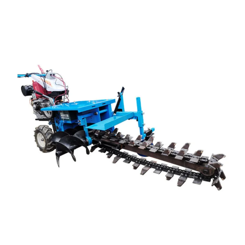 Wide 120mm with trencher machine tractor foundation trencher digging ...