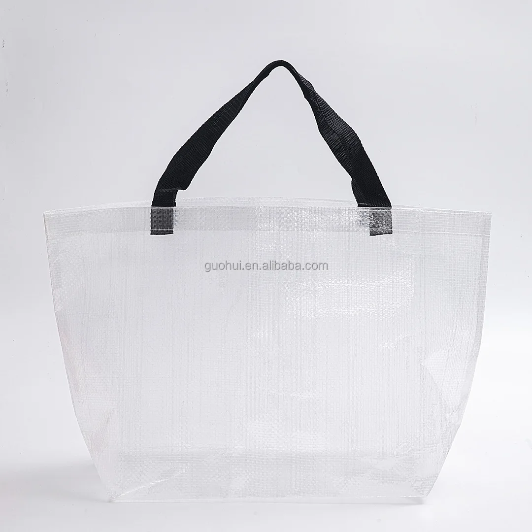 Eco-friendly PP Woven Bag with Custom Logo - GH Letter Bag