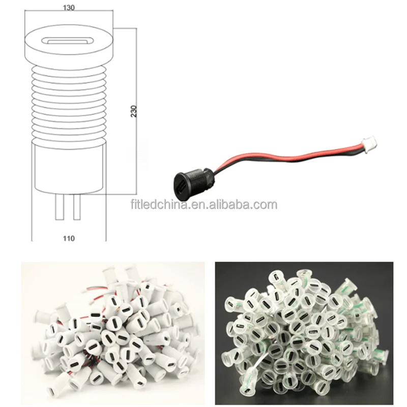 Type-c Rechargeable Battery Powered 5v 12v Dimmer Dimmable Touch Switch ...